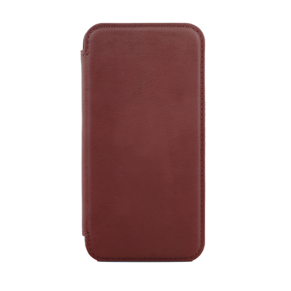 BLAKE Leather MagSafe Case for iPhone 17 Air - Fireglow (Red) / Gunmet ...
