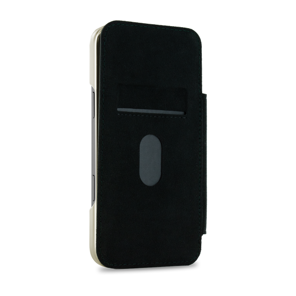 BLAKE Leather MagSafe Case for iPhone 17 Pro - Racing Green / Gold ...